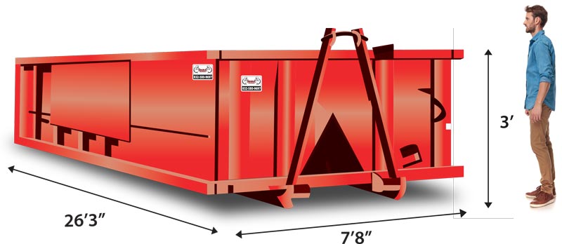 Dumpsters Sizes - Hercules Waste Disposal